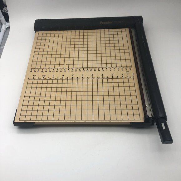 Premier | Office | Vintage Premier Guillotine Paper Trimmer Cutter ...